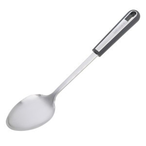 Aspire Stainless Steel Solid Spoon - Fackelmann Housewares